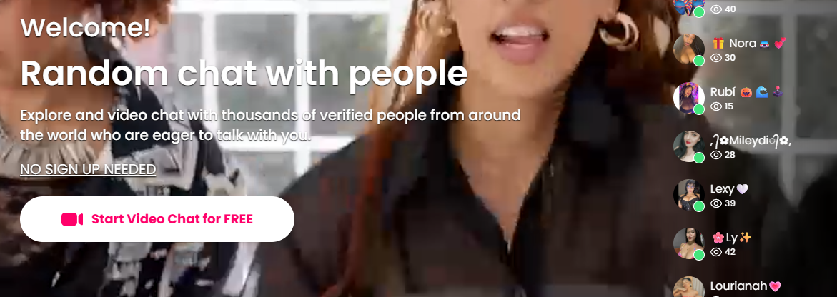 Pink Video Chat Review: Fun Random Video Chat Site - chathoppa.com
